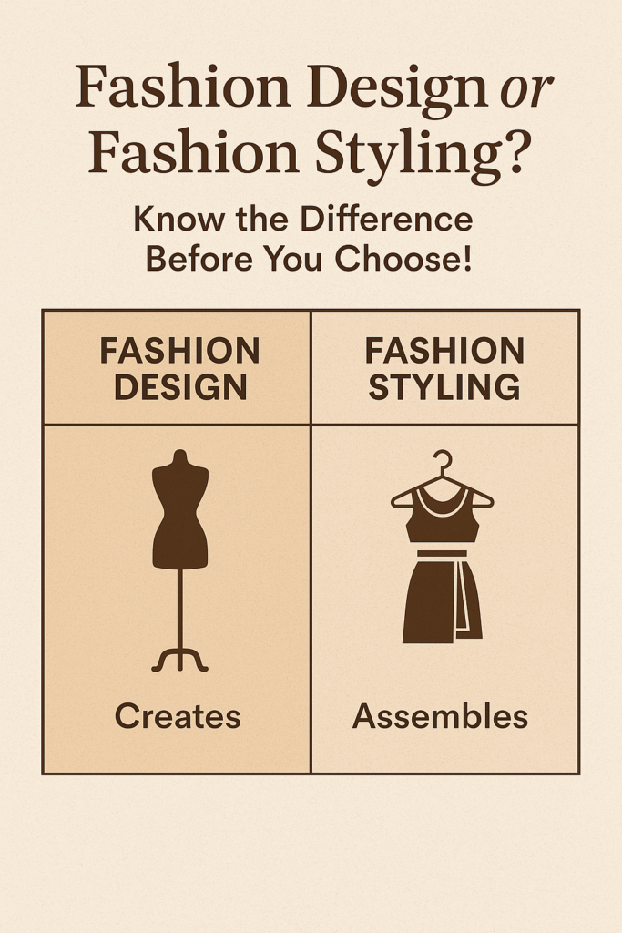 Fashion Design or Fashion Styling? Know the Difference Before You ...